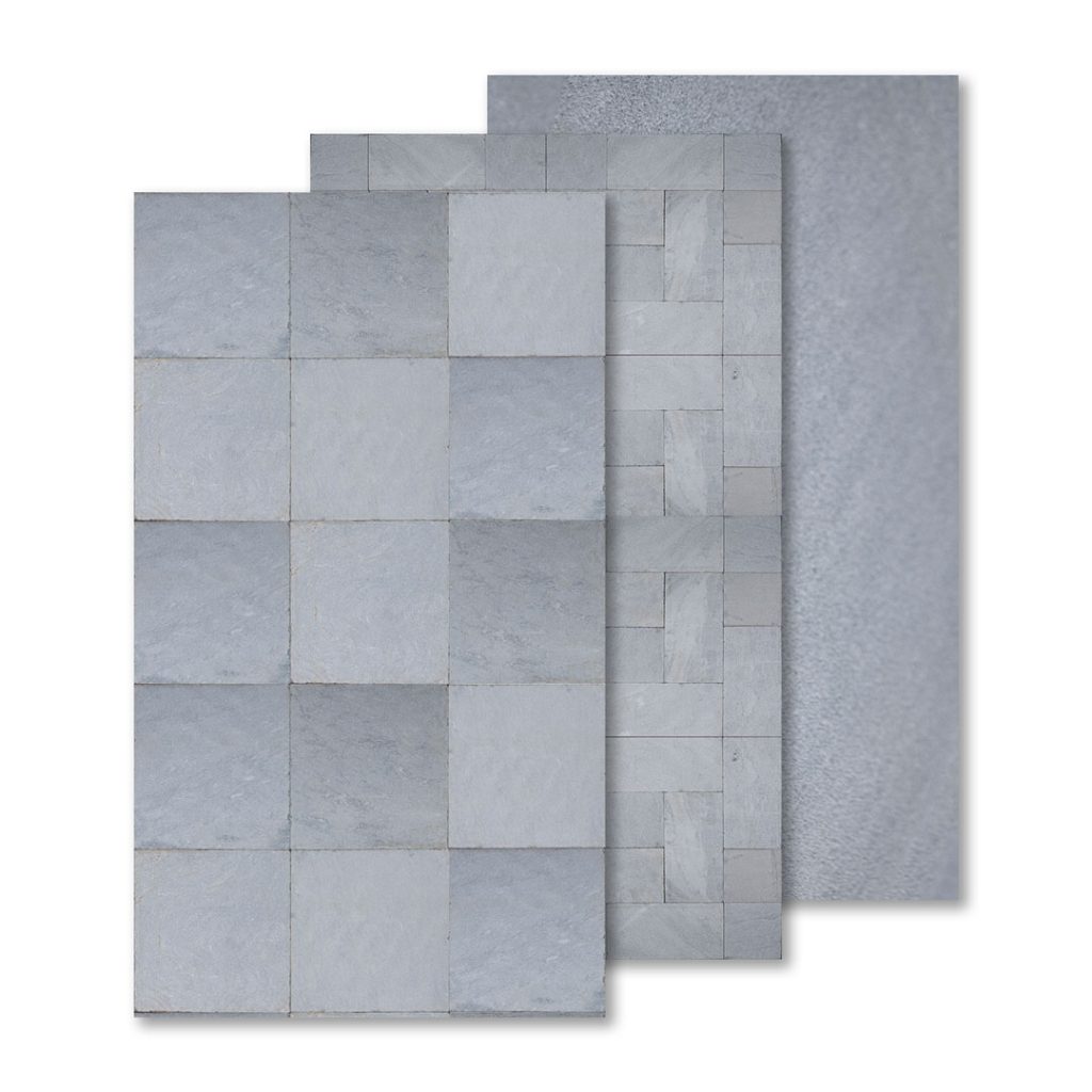 Tumbled Sandblasted Blue Crystalline Marble - Koohi Stone